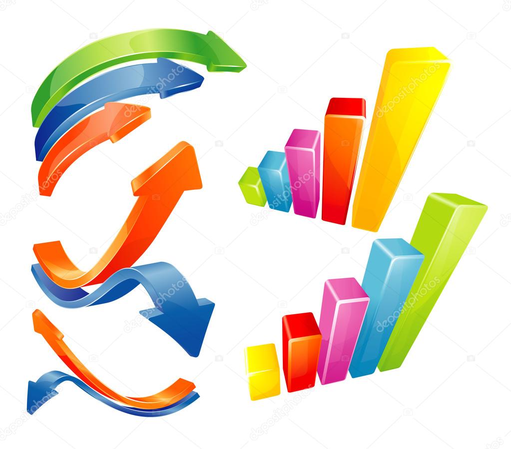 Cartas y flechas . Vector de stock #45175385 de ©mustahtar