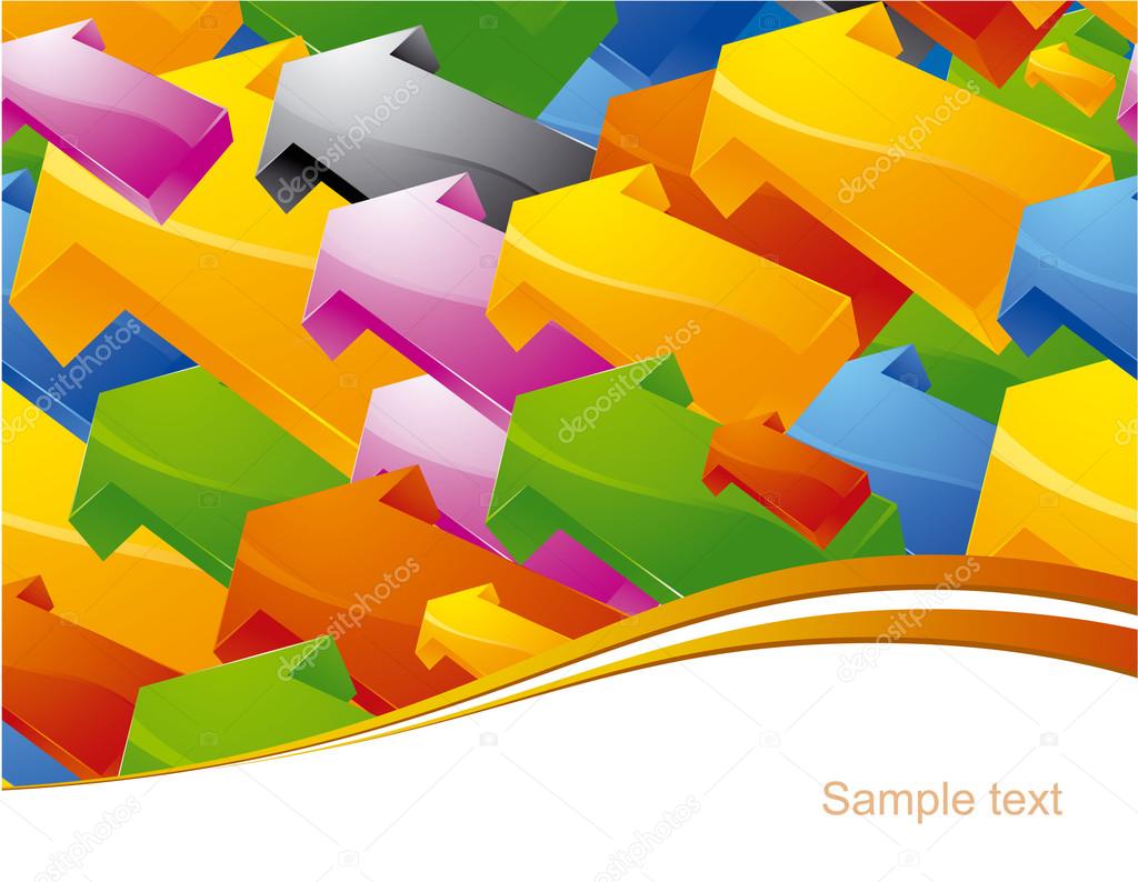 Flying arrow background. Stock Vector Image by ©mustahtar #45204987