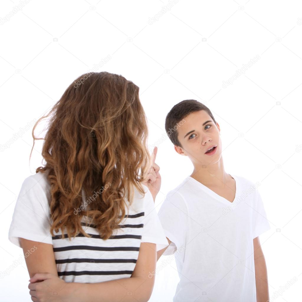 Sibling rivalry and jealousy — Stock Photo © Farina6000 #15571987