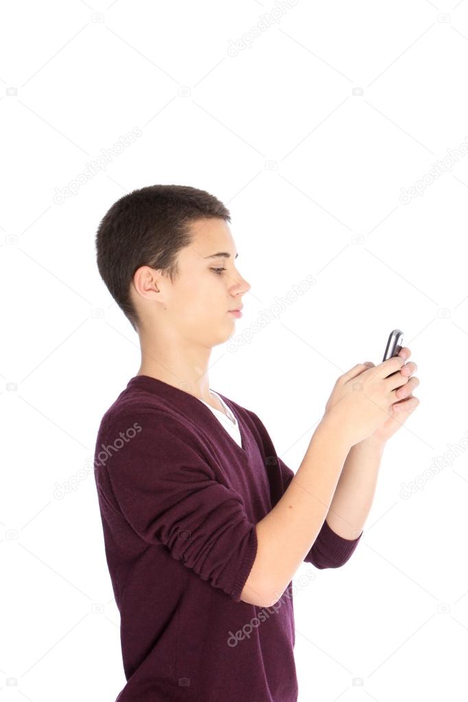 Boy Standing Sideways