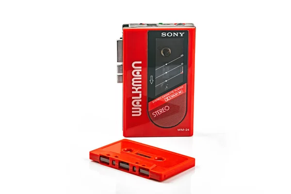 Huettenberg Germany 2021 Beautiful Red Vintage Sony Walkman Bright ...