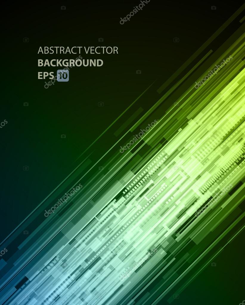 Abstract digital technology lines move up background eps 10 Stock ...