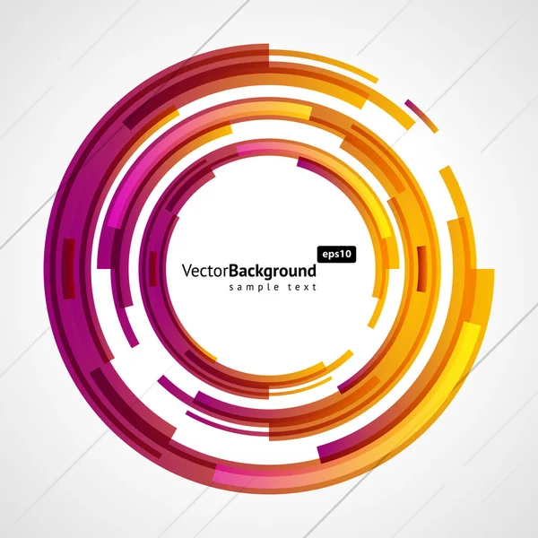 Abstract technology circles vector background — Stock Vector © VikaSuh #25573355