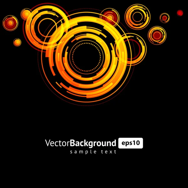 Abstract technology circles vector background Stock Vector Image by ©VikaSuh #25573479