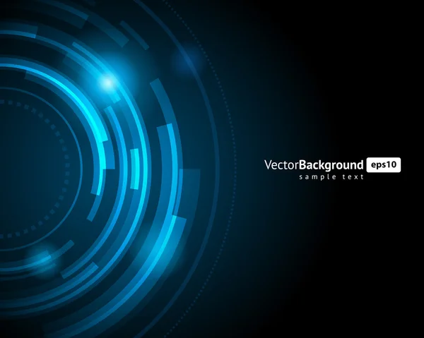 Abstract technology circles vector background — Stock Vector © VikaSuh #25573355