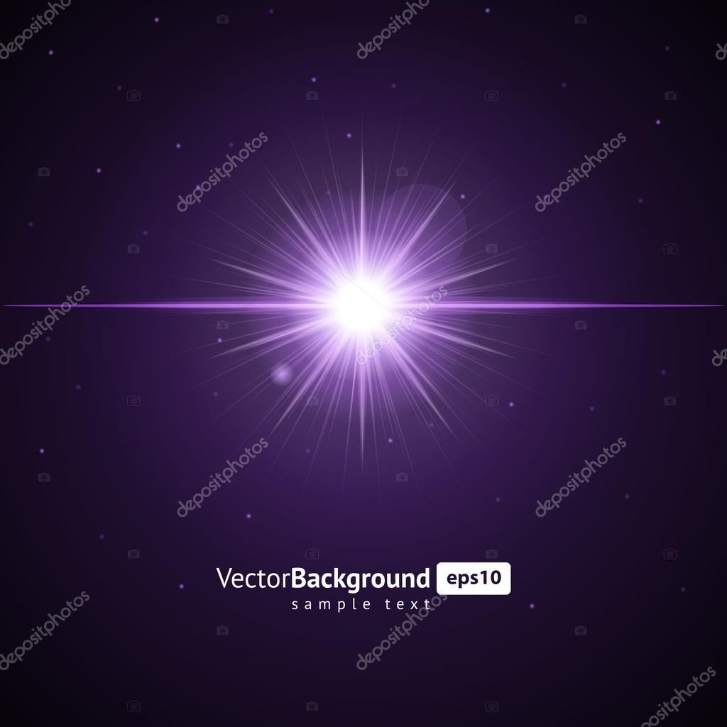 Lens flare vector background Stock Vector by ©VikaSuh 25572231