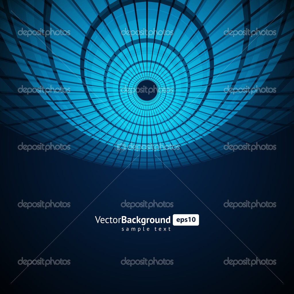 Abstract technology circles vector background Stock Vector Image by ...