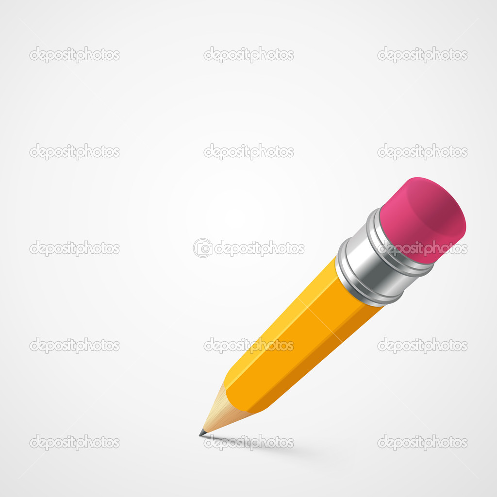 Pencil vector background. Eps 10. Stock Vector Image by ©VikaSuh #25632409