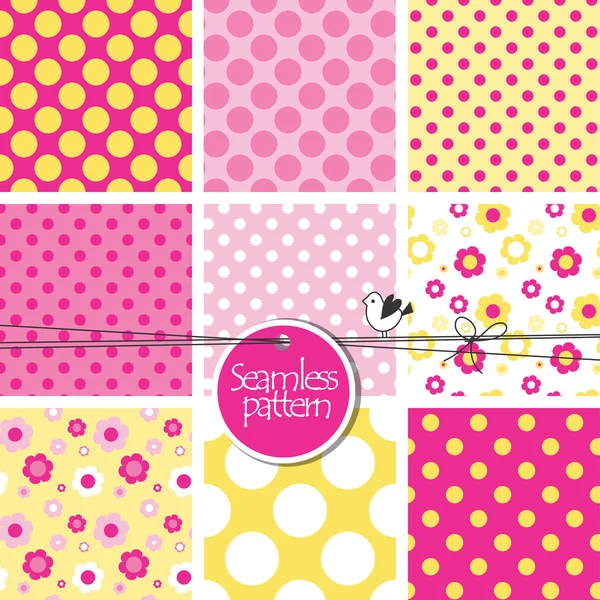 Set of cute seamless patterns Stock Vector Image by ©LeonART #43765781