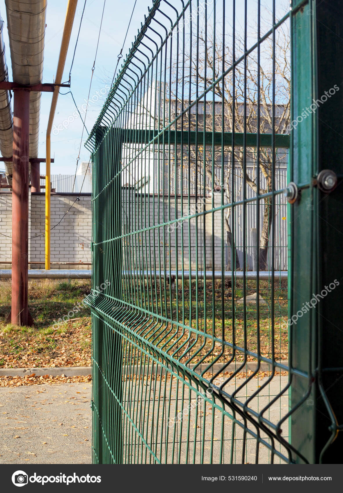 Modern Wire Fence
