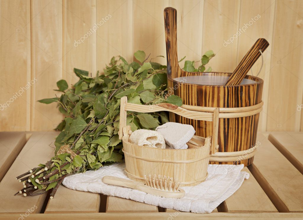 Sauna accessories — Stock Photo © alkir_dep #51154449