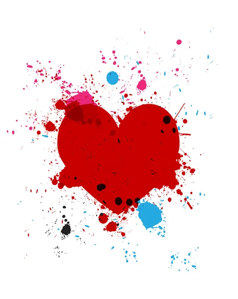 Heart splash Vector Art Stock Images | Depositphotos