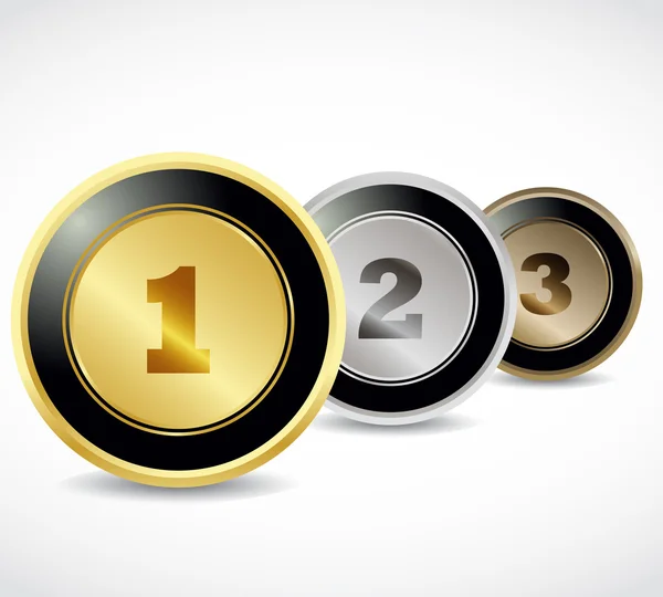 Icon: 1st 2nd 3rd 4th | 1st 2nd 3rd Place Icons — Stock Vector ...