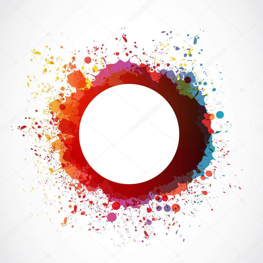 Grunge paint splash Stock Vector Image by ©burakowski #21122135