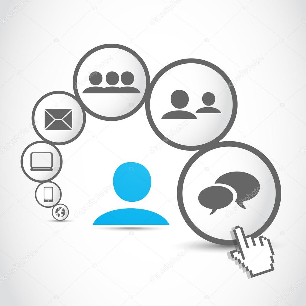 Business communication process Stock Vector Image by ©burakowski #21130475