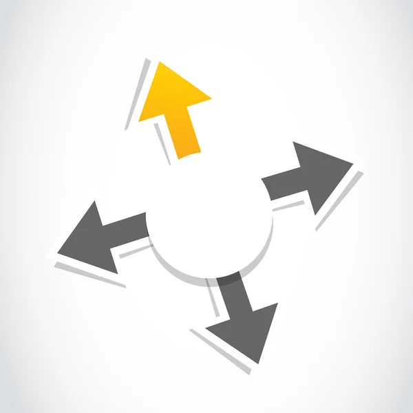 Decision, choice arrows background Stock Vector Image by ©burakowski ...
