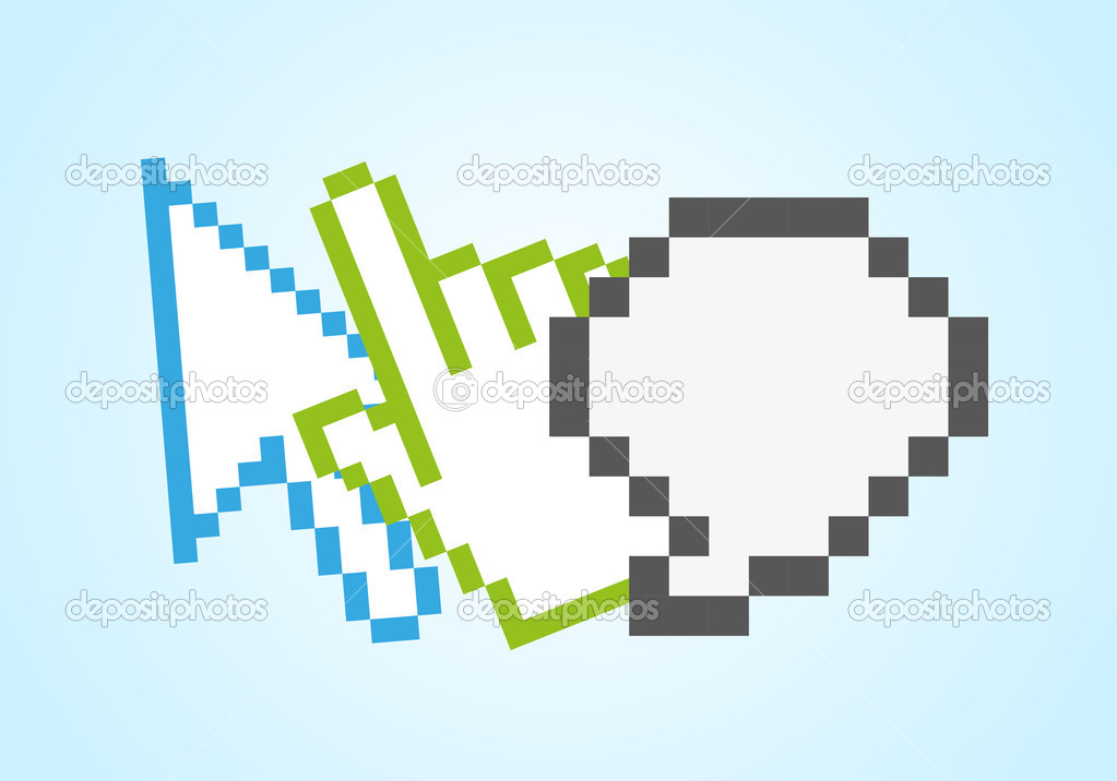 Pixel web icons Stock Vector Image by ©burakowski #44846899