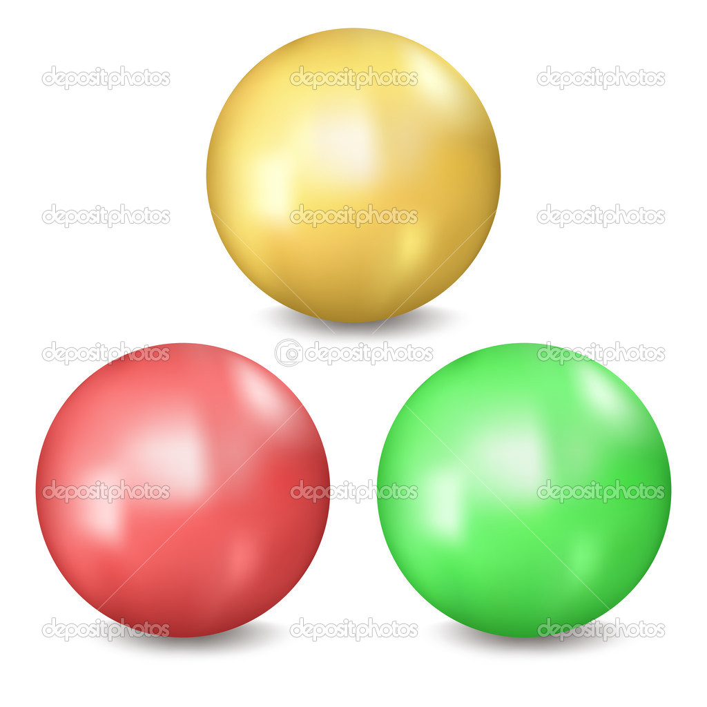 Three balls Stock Vector Image by ©Silantiy #42810321