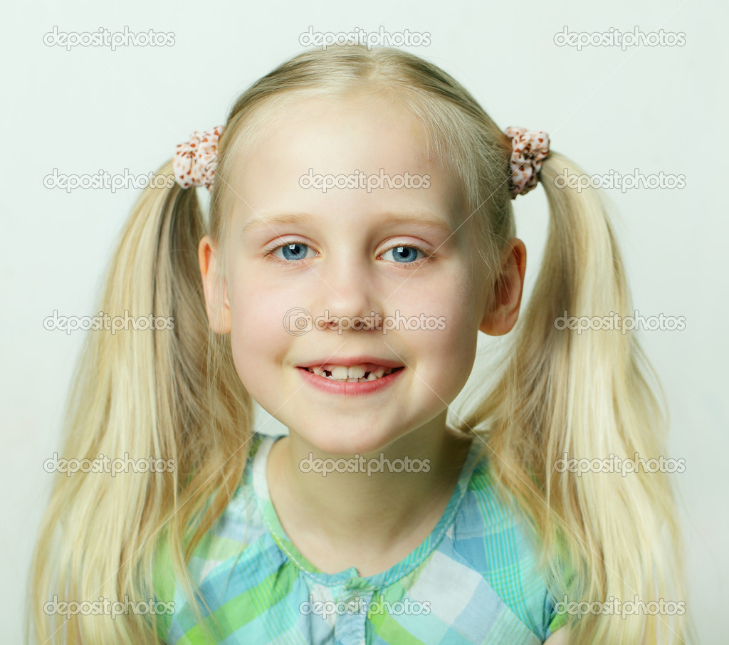 Cute smiling child - happy! — Stock Photo © Artmim #25219621