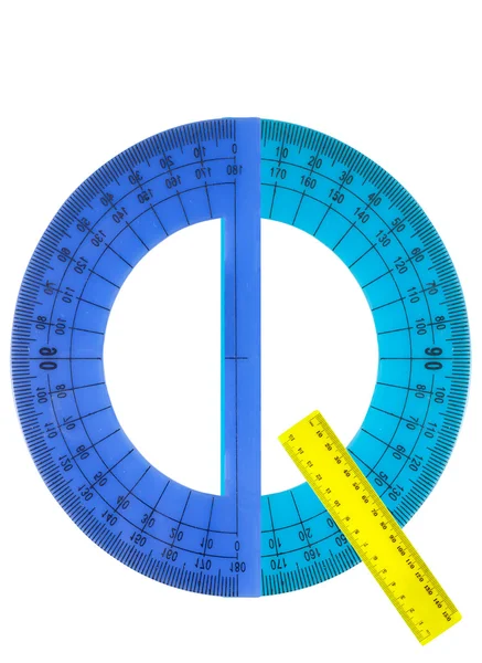 Alphabet rulers and protractors — Stock Photo © leon_traut #26561601