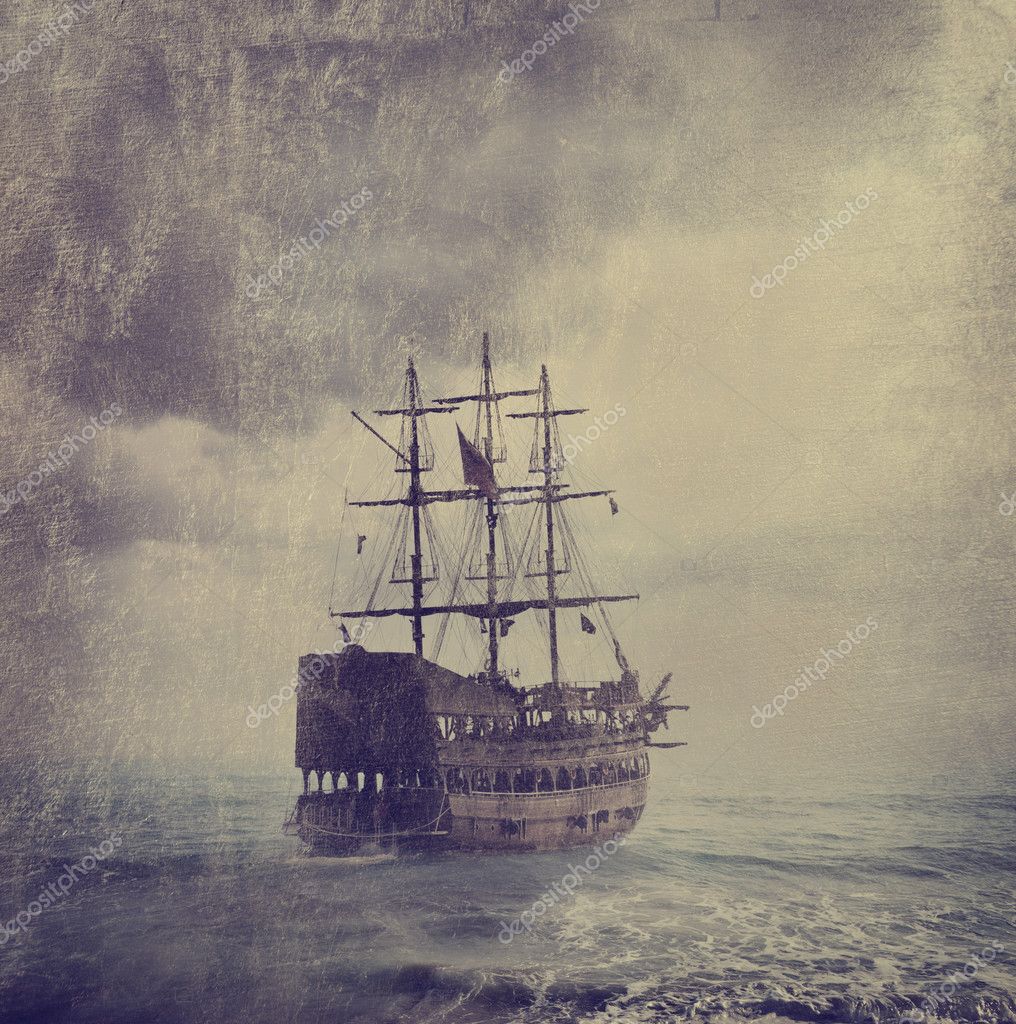 Old Pirate Ship Stock Photo by ©hitdelight 29750989