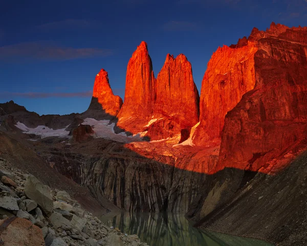 Torres del paine at sunrise — Stock Photo © muha04 #31442007