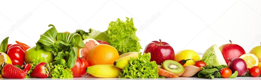 ᐈ Fruit and vegetables borders stock photos, Royalty Free fruit ...
