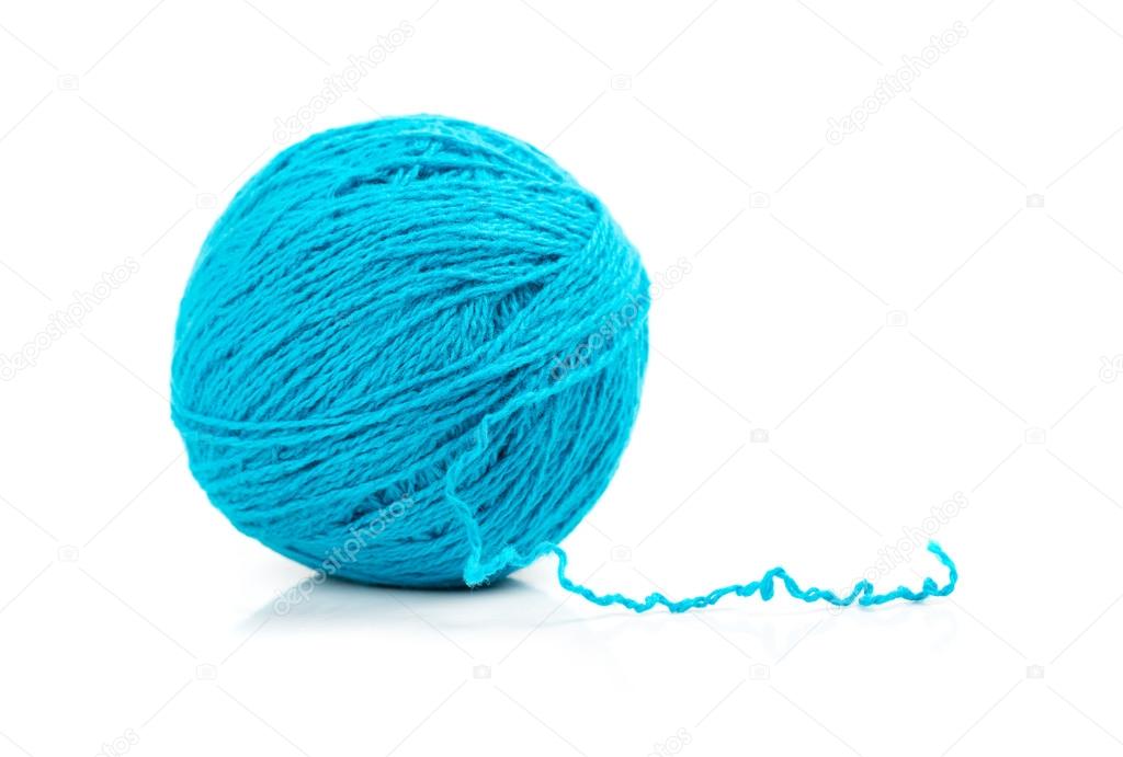 azul bola de estambre — Foto de stock © vlad_star #22921584