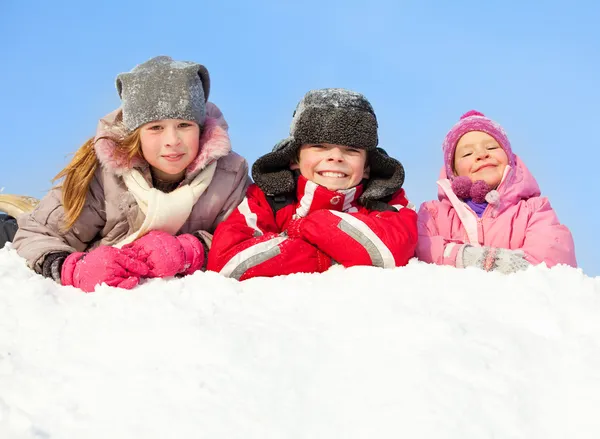 Kids group winter Stock Photos, Royalty Free Kids group winter Images ...