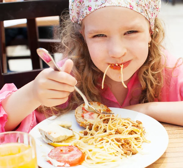 Child eating pasta Stock Photos, Royalty Free Child eating pasta Images ...