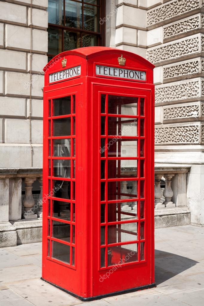 Cabine téléphonique. Londres, Royaume-Uni — Photographie Arsty. © #30255433
