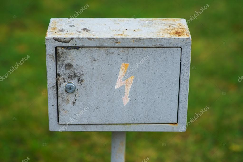 Metal box with "lightning" — Stock Photo © BestPhotoStudio #18436067