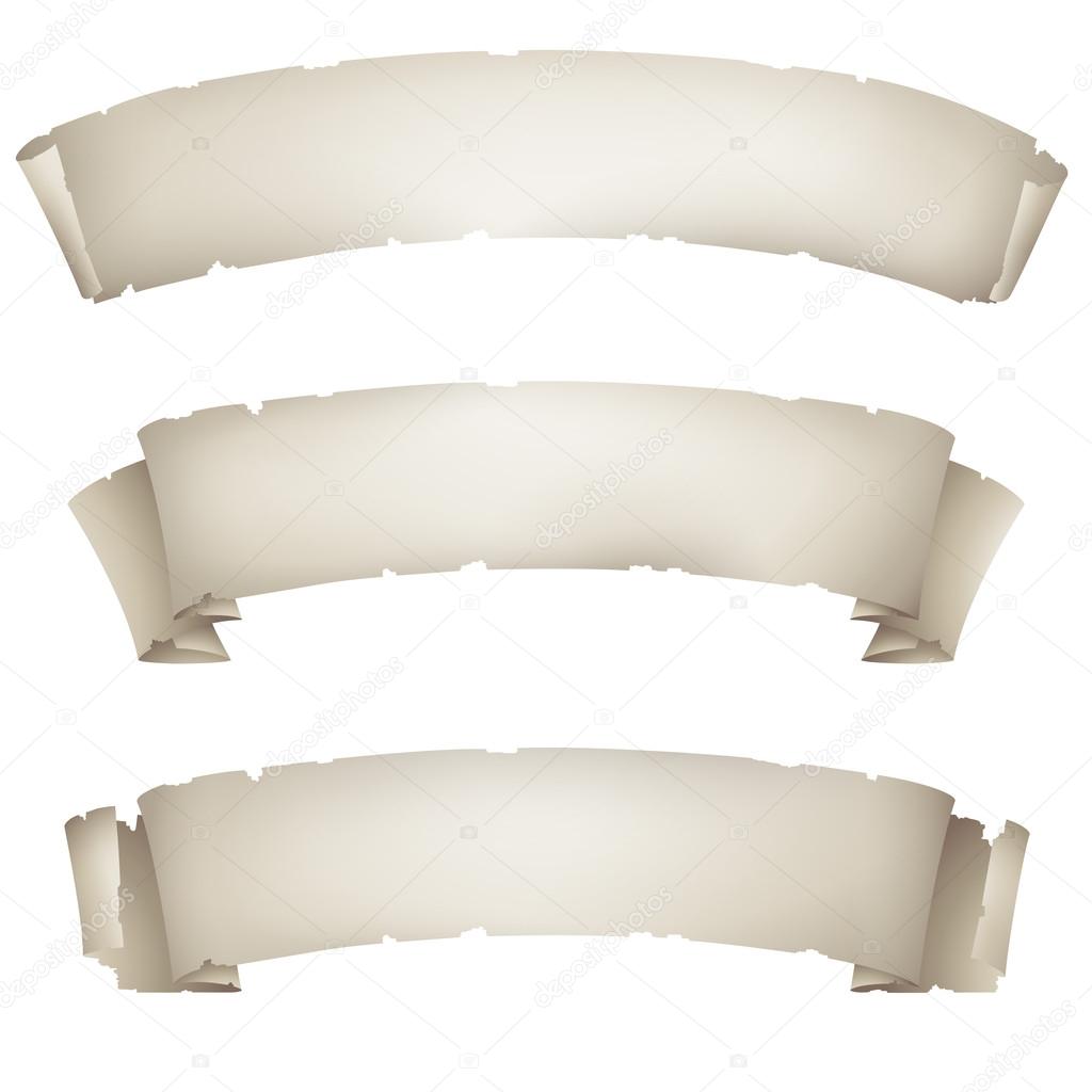 Old paper banners Stock Vector Image by ©tan_tan #44354173