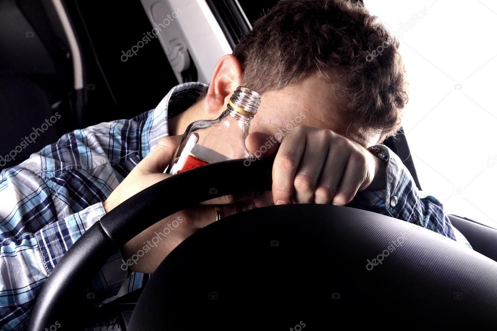 Drunk driver — Stock Photo © ambrozinio #24178873