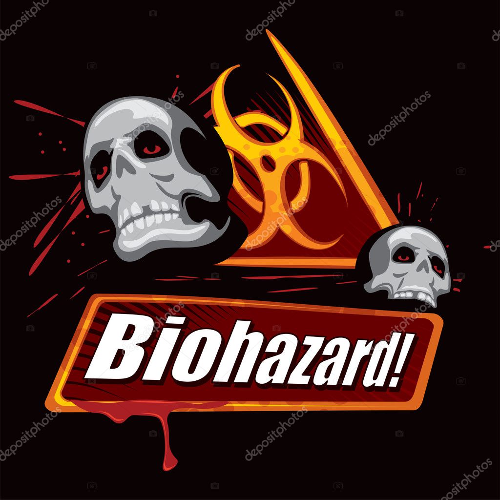 Biohazard Skull Symbol