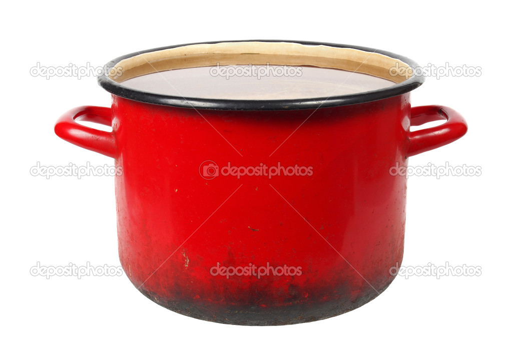 Old red pot Stock Photo by ©phodopus 47447527