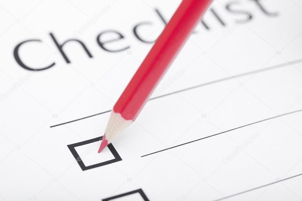 Checklist — Stock Photo © DepositNovic #12018612