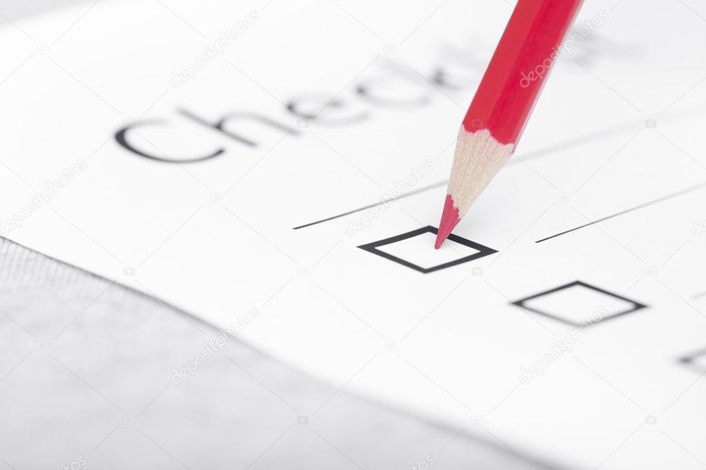 Checklist — Stock Photo © DepositNovic #12115620