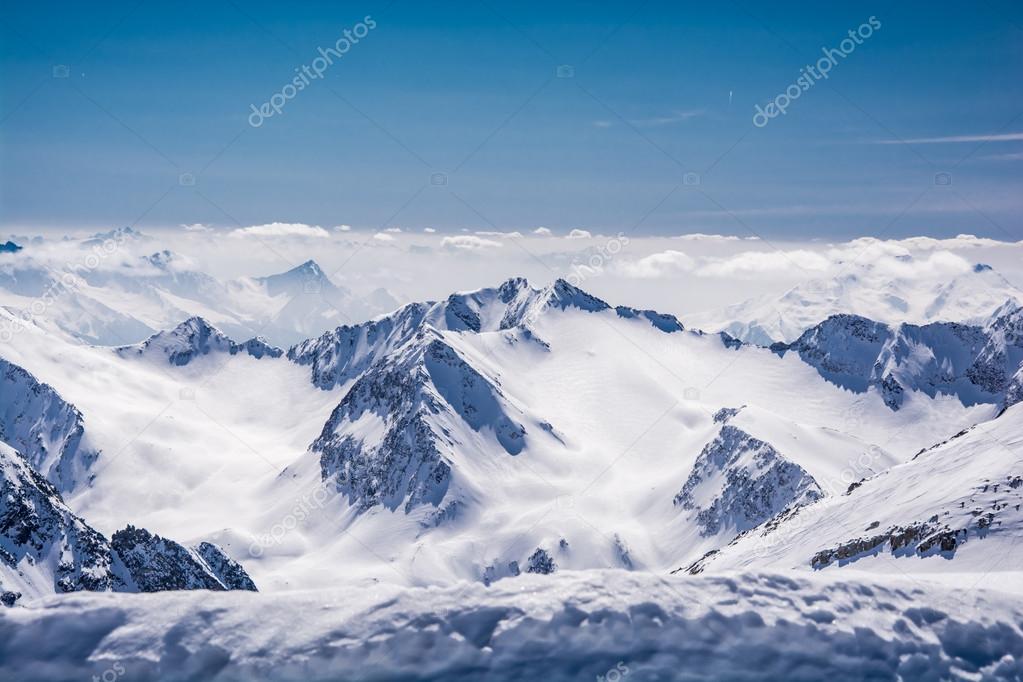 Ski resort of Neustift Stubai glacier Austria Stock Photo by ©tarczas ...