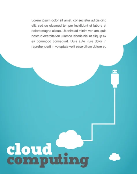 Cloud computing vector infographic with icons Stock Vector Image by ...