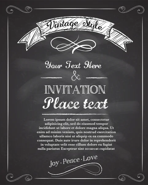 Invitation board background Vector Art Stock Images | Depositphotos