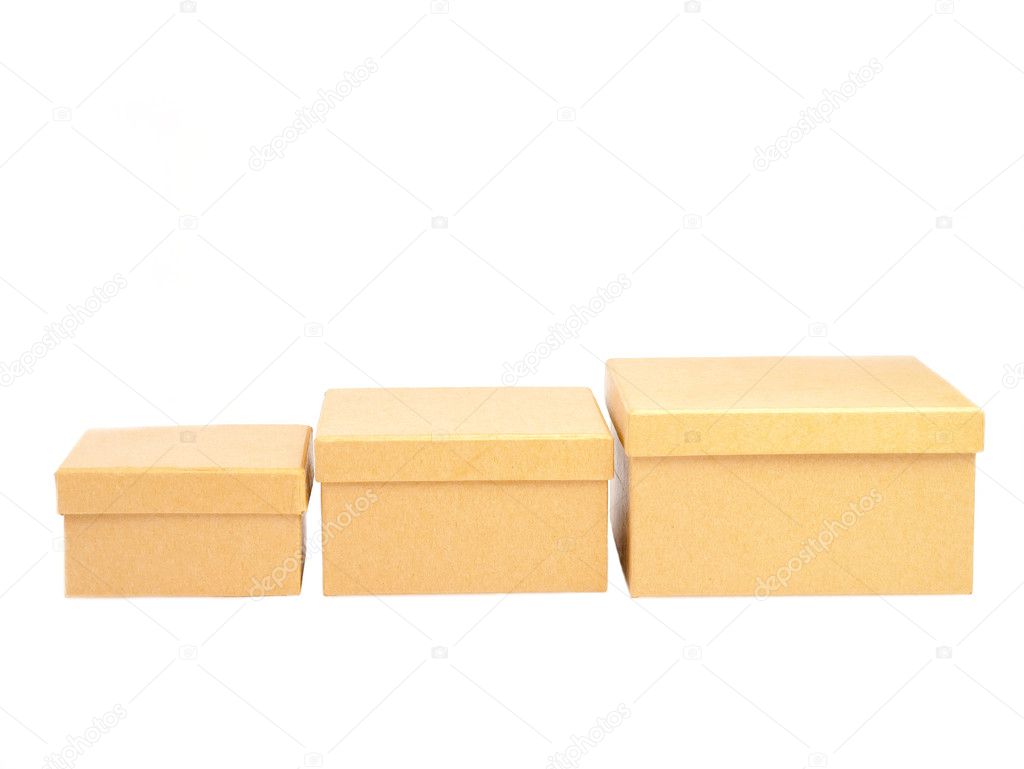 Three boxes Stock Photo by ©Alex_L 24997257