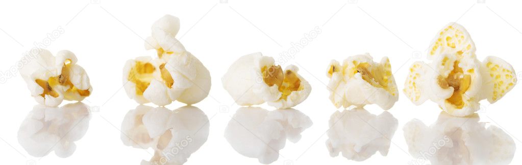 Single piece of popcorn — Stock Photo © piotr_marcinski #21331387