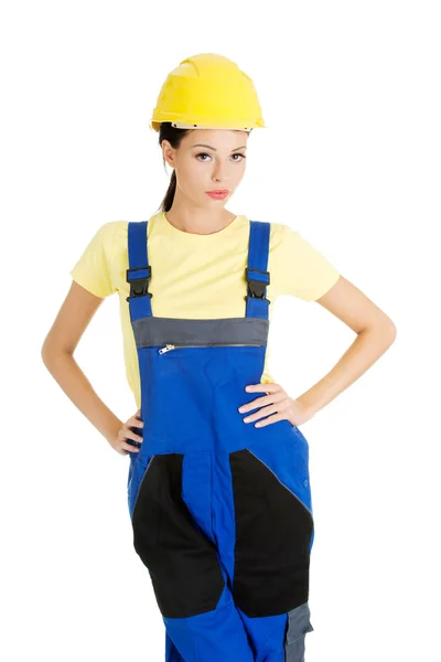 Mujer overol Stock Photos, Royalty Free Mujer overol Images | Depositphotos