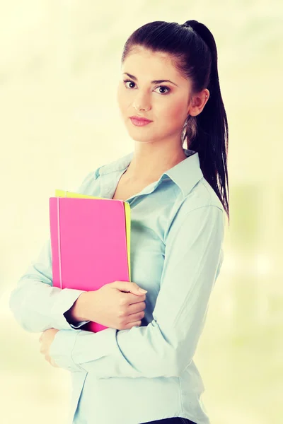 Chica estudiante feliz: fotografía de stock © piotr_marcinski #3999718 ...