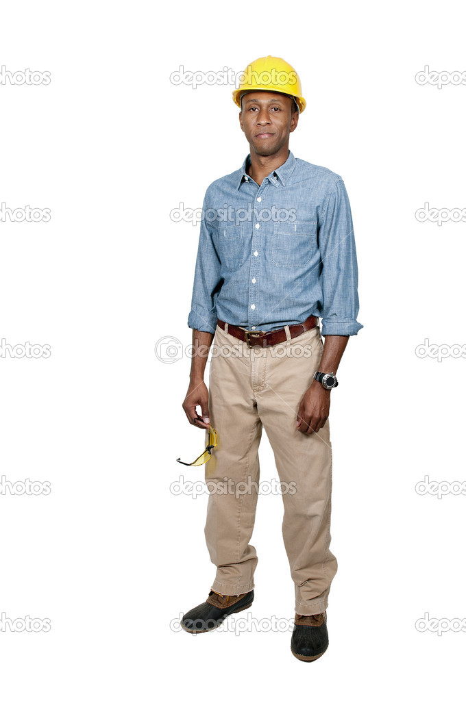 Black Construction Worker Stock Photo by ©robeo123 13504932