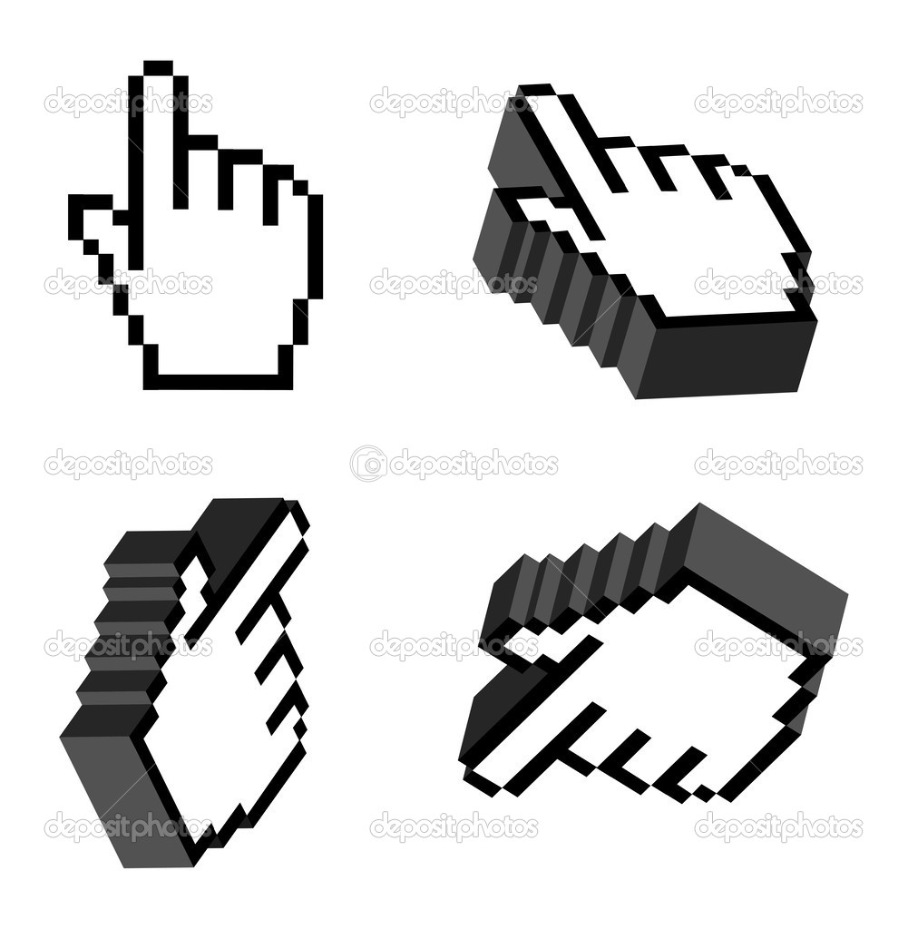 Icono De Mano De Cursor