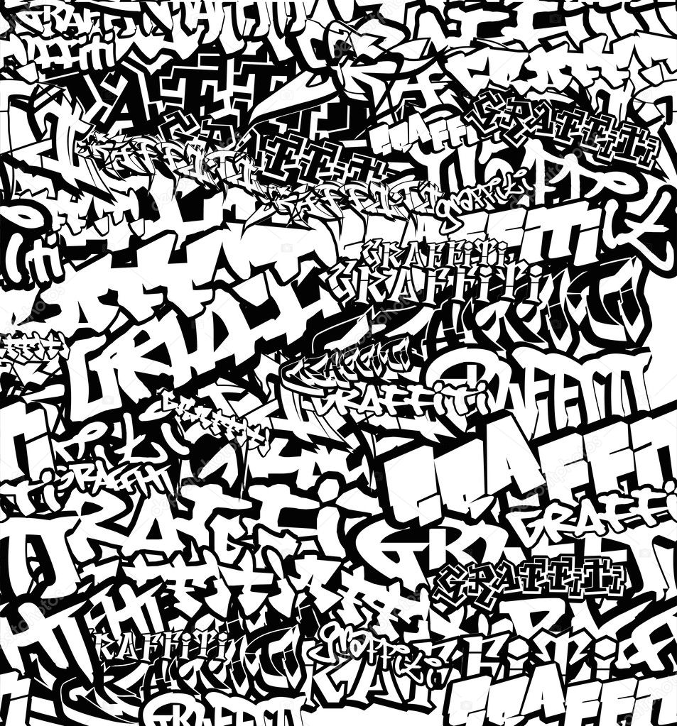 Graffiti Wallpaper Black And White