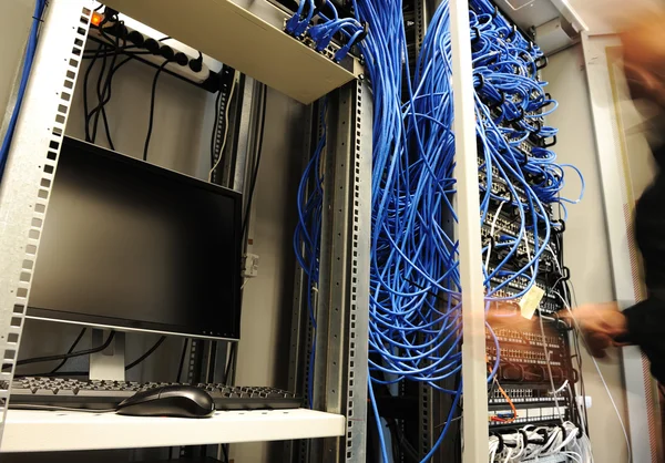 Server room with equipments Stock Photo by ©zurijeta 21338905