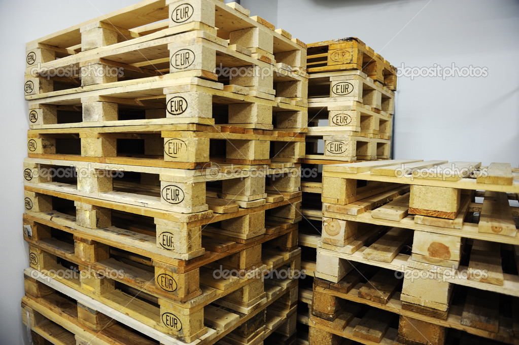 Wooden palette — Stock Photo © zurijeta #21336965